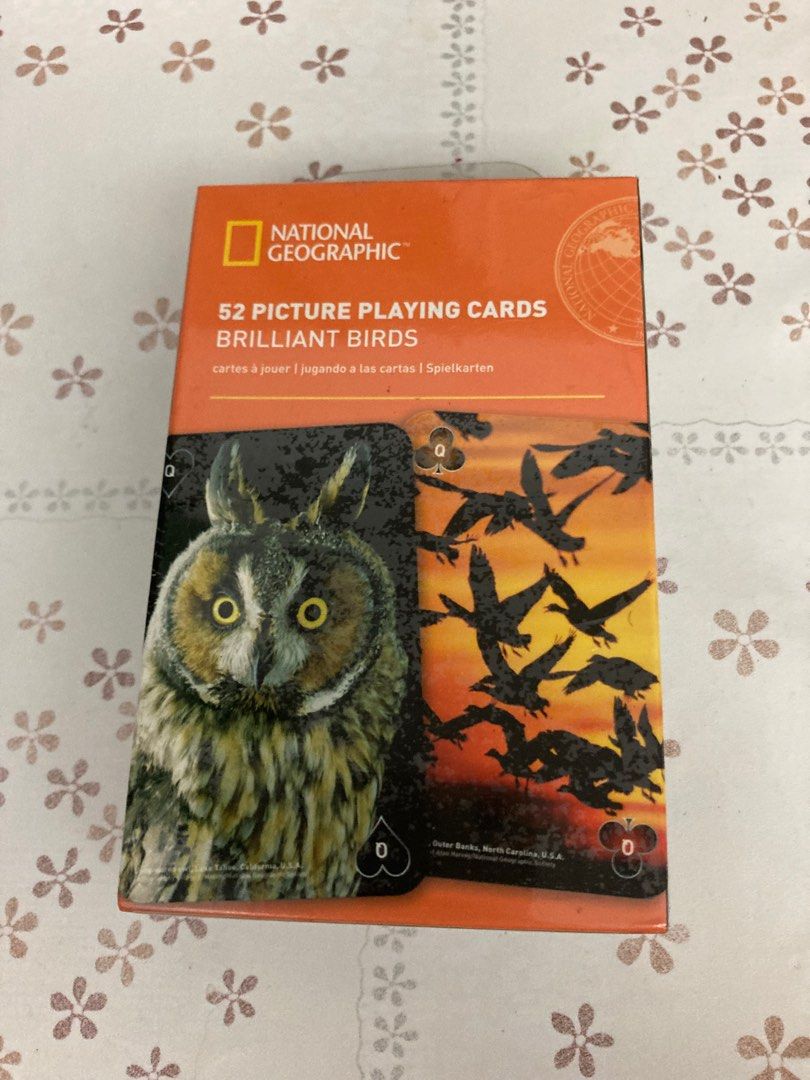 National Geographic Playing Cards 國家地理雜誌英文啤牌, 興趣及遊戲, 玩具 & 遊戲類 - Carousell