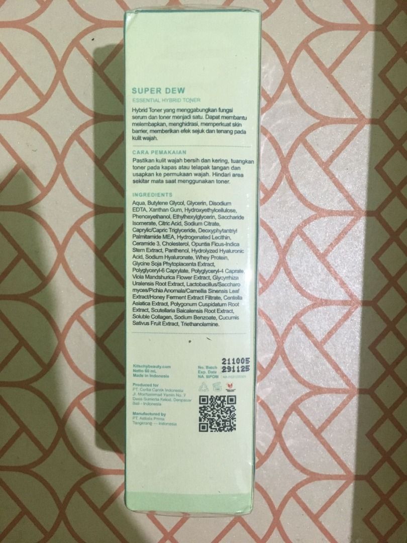NEW Kitschy Super Dew Hybrid Toner, Kesehatan & Kecantikan, Kulit ...