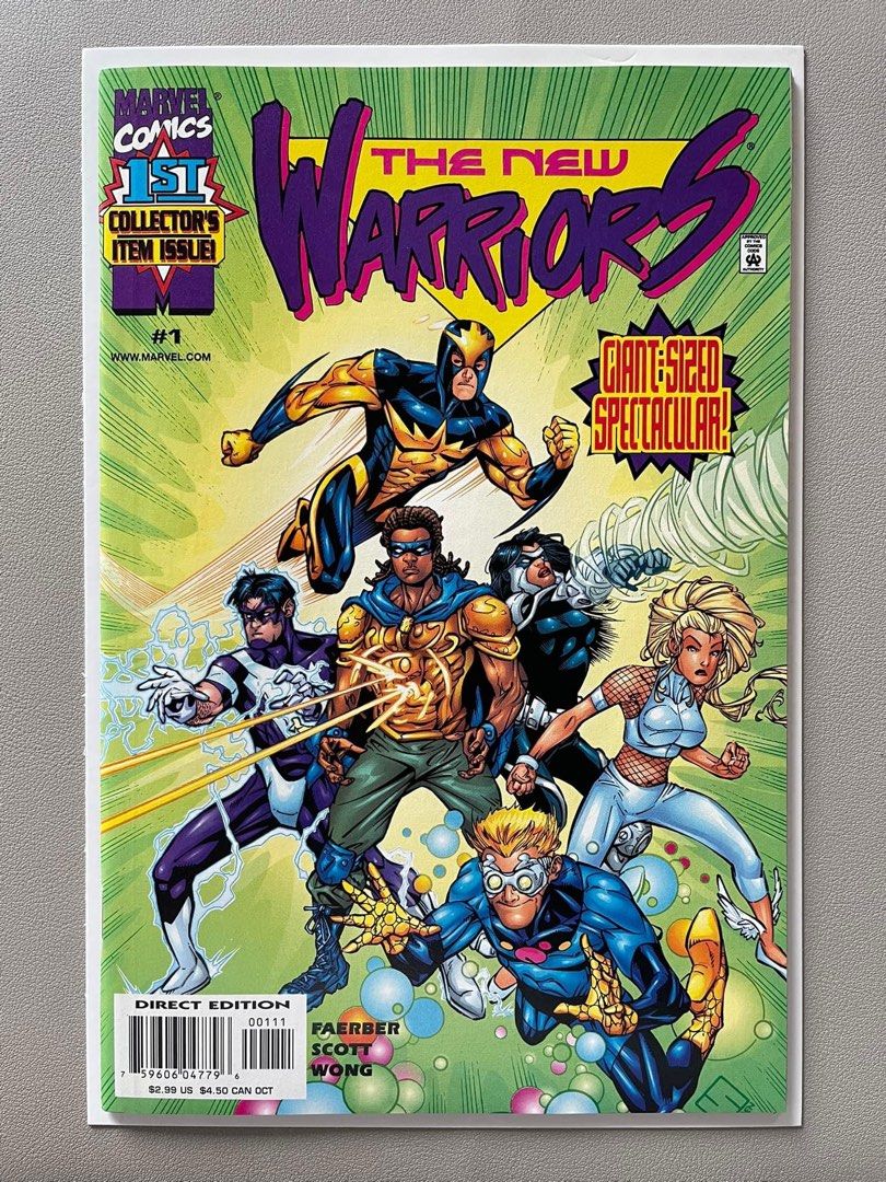 New Warriors Comics Vol. 2 #1, Hobbies & Toys, Books & Magazines ...
