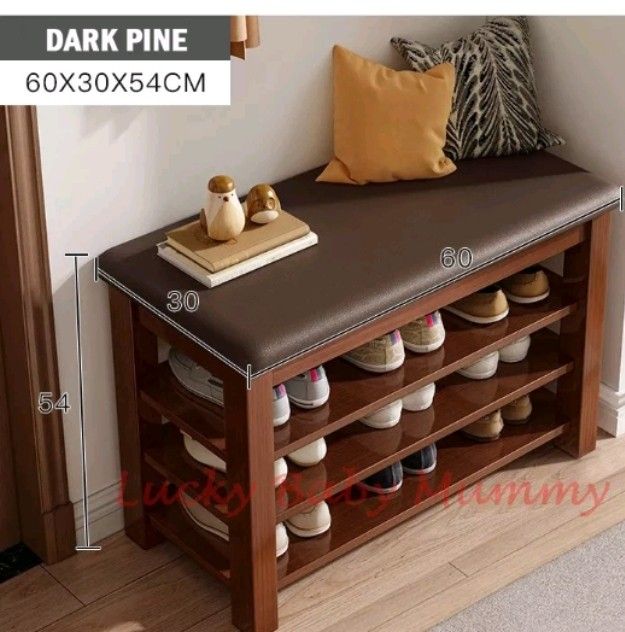 Nice Bench Wooden Shoe Rack, Furniture & Home Living, Furniture ...