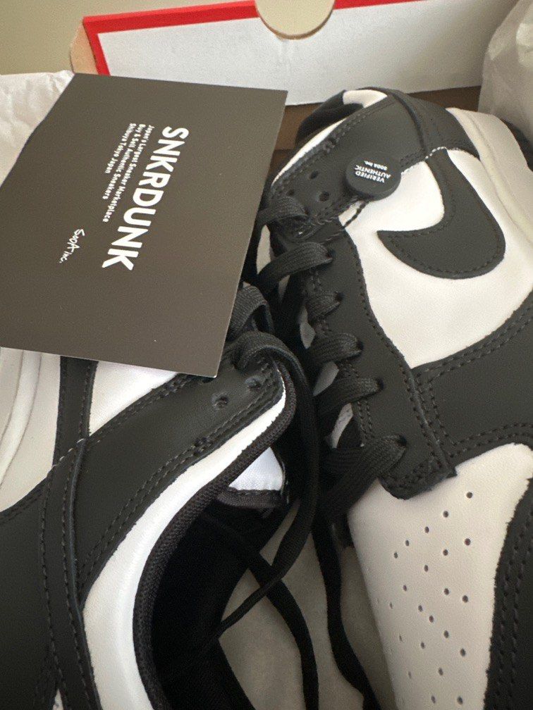 Nike Panda Dunks US 10.5 Brand New (Authenticated), Men's Fashion ...