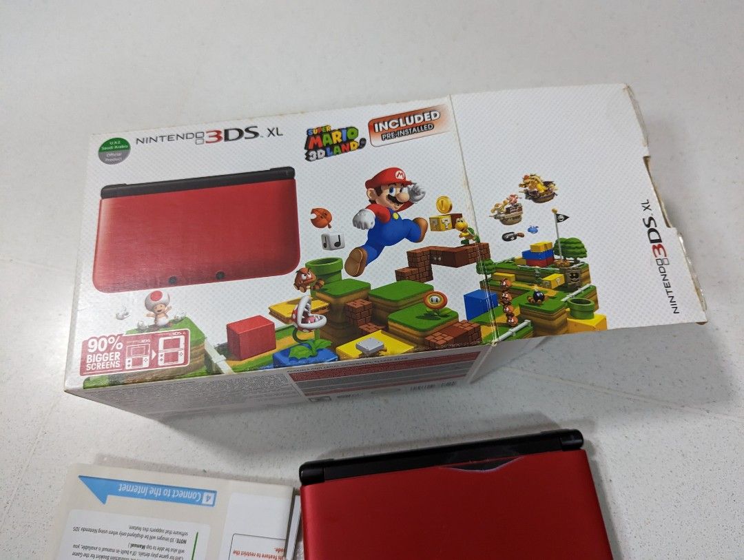 Nintendo 3DS XL Mario land edition complete console system, Video ...