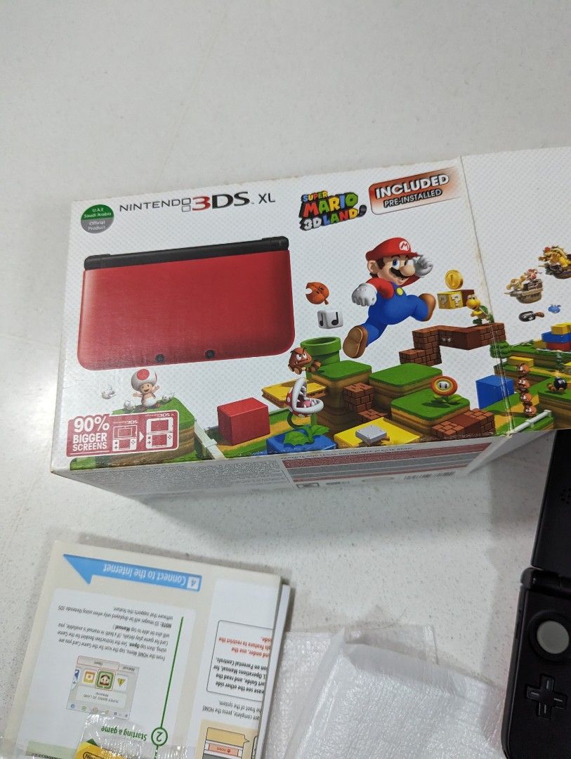 Nintendo 3DS XL Mario land edition complete console system, Video ...