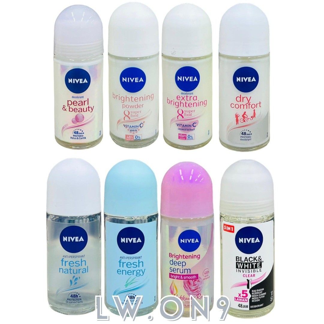 NIVEA WOMEN DEODORANT 48h PROTECTION 50ML AVAILABLE 8 TYPES, Beauty ...