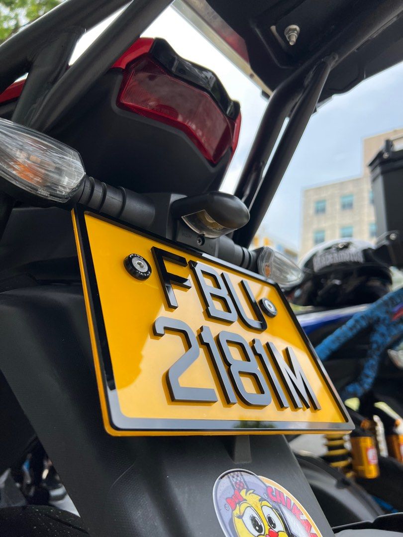 Number plate for bike@ 98293811 Hong, Motorcycles, Motorcycle ...