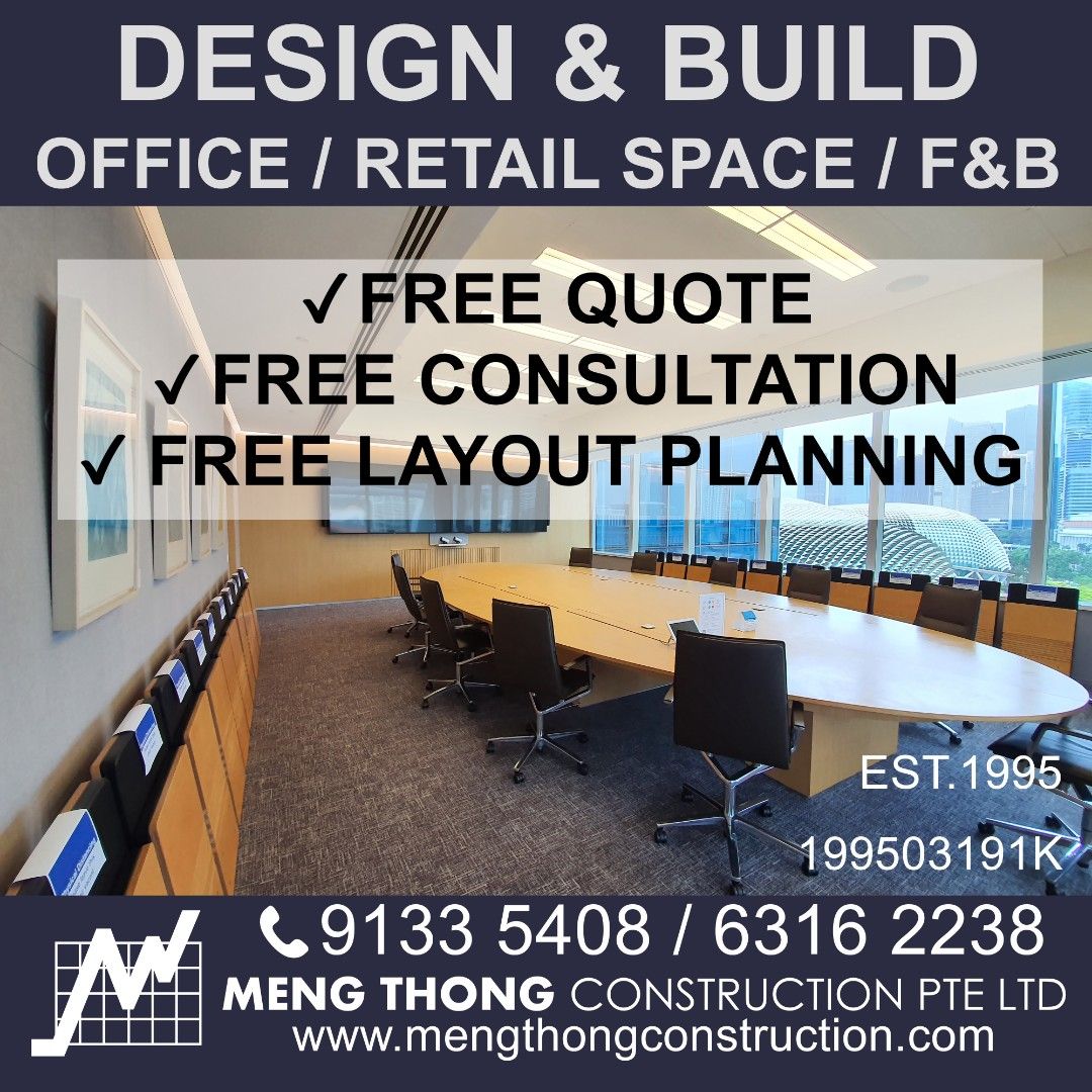 Office / Retail space/ F&B commercial unit interior design and build ...