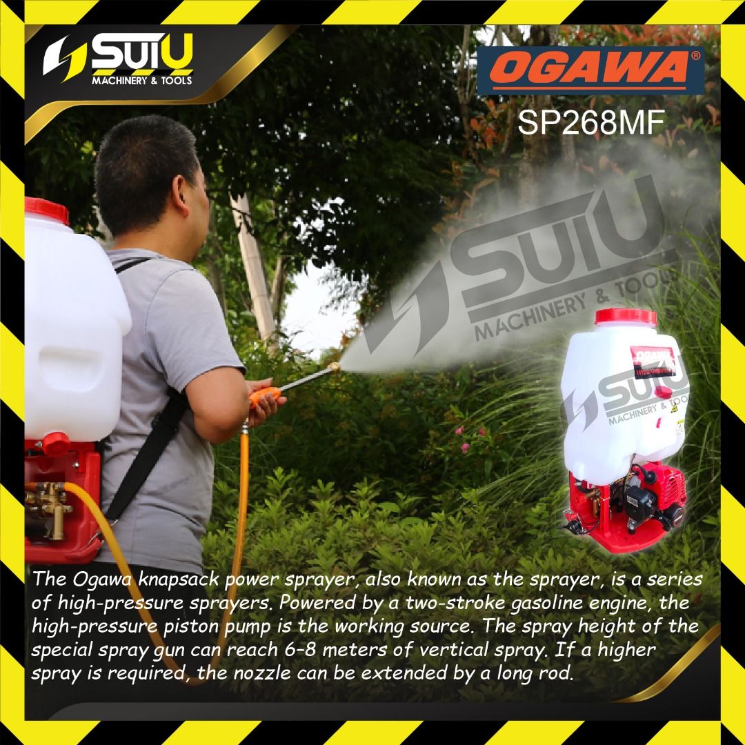 OGAWA SP268MF 20L Knapsack Power Sprayer / Pam Racun Engine, Furniture ...