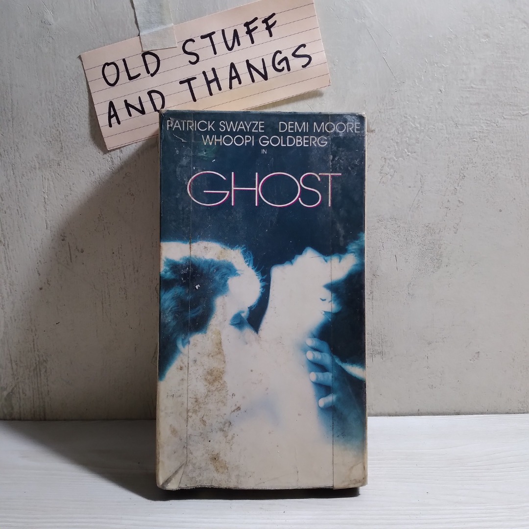 old vhs: GHOST starring patrick swayze, demi moore, whoopi goldberg ...