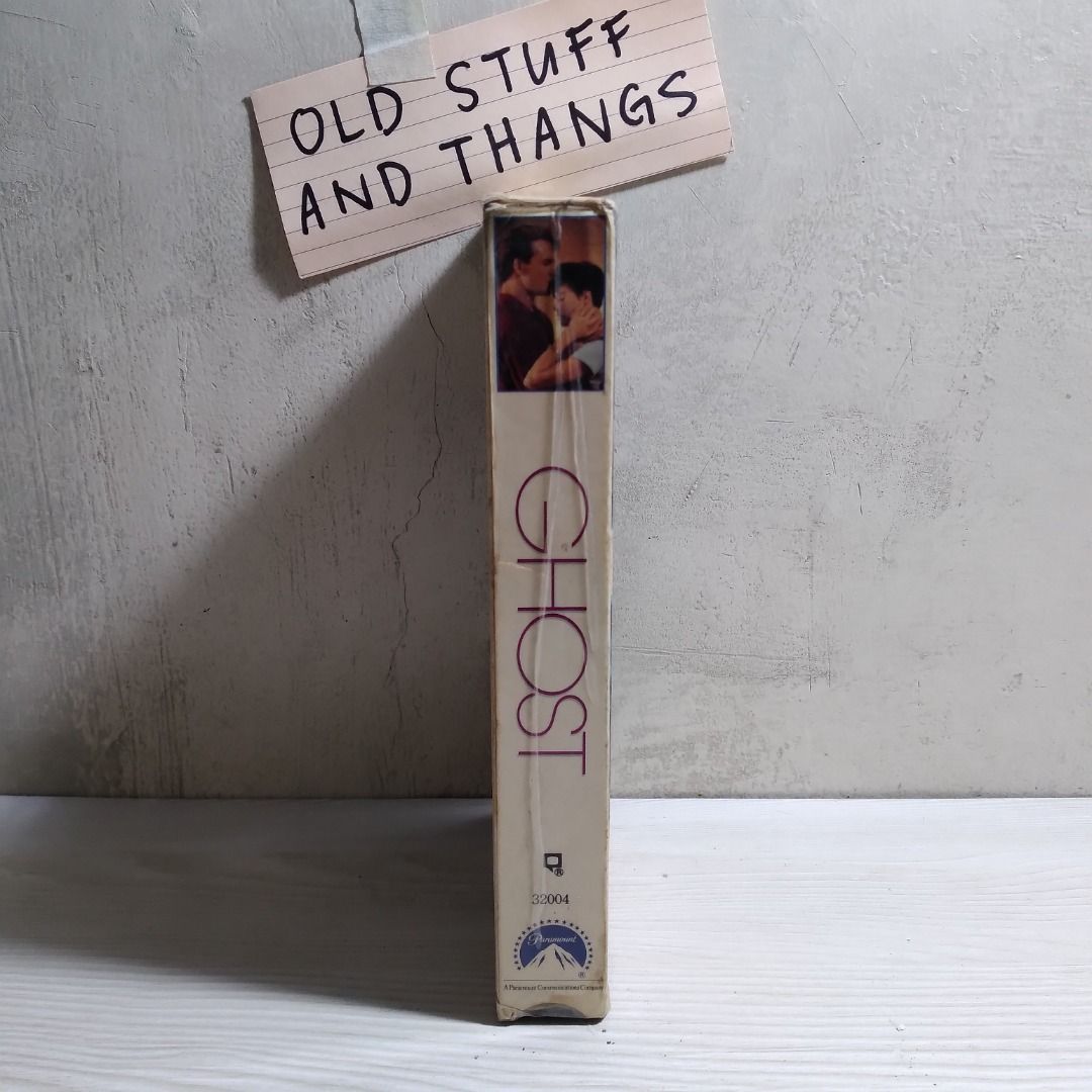 old vhs: GHOST starring patrick swayze, demi moore, whoopi goldberg ...