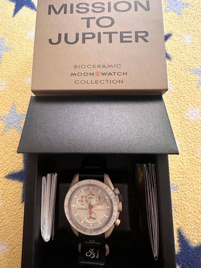 Omega Swatch - Jupiter, Women's Fashion, Watches & Accessories, Watches ...