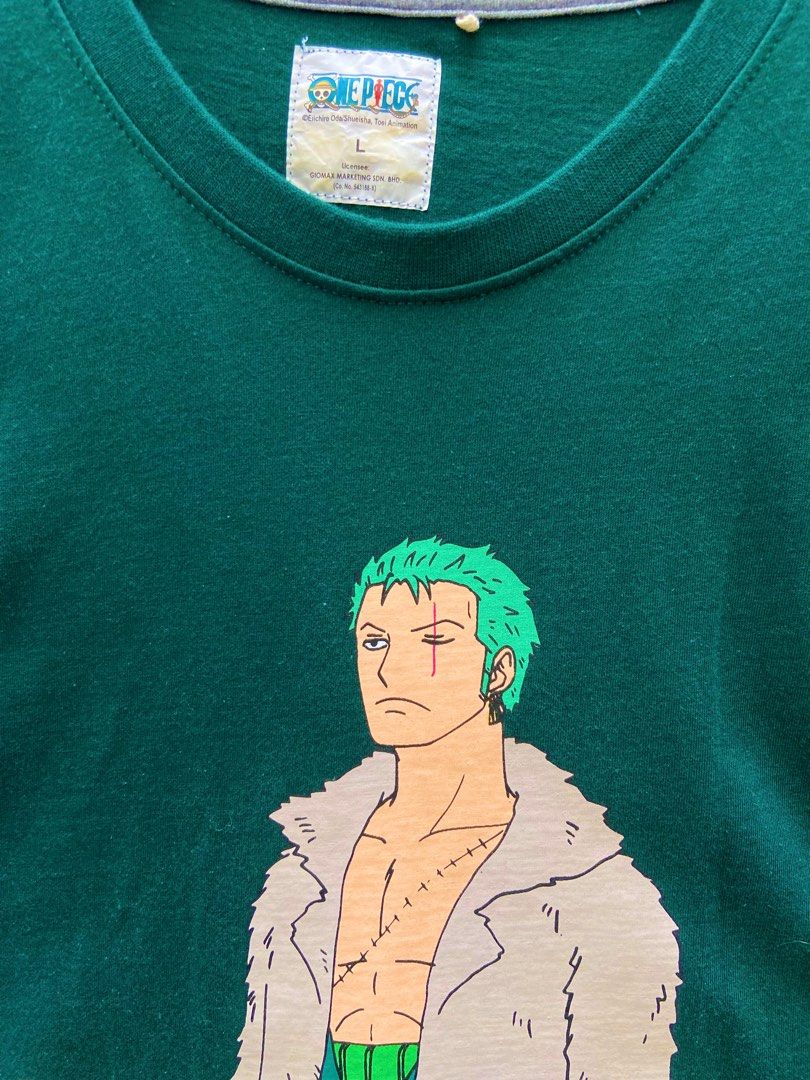 One Piece Zoro shirt, Men's Fashion, Tops & Sets, Tshirts & Polo Shirts ...