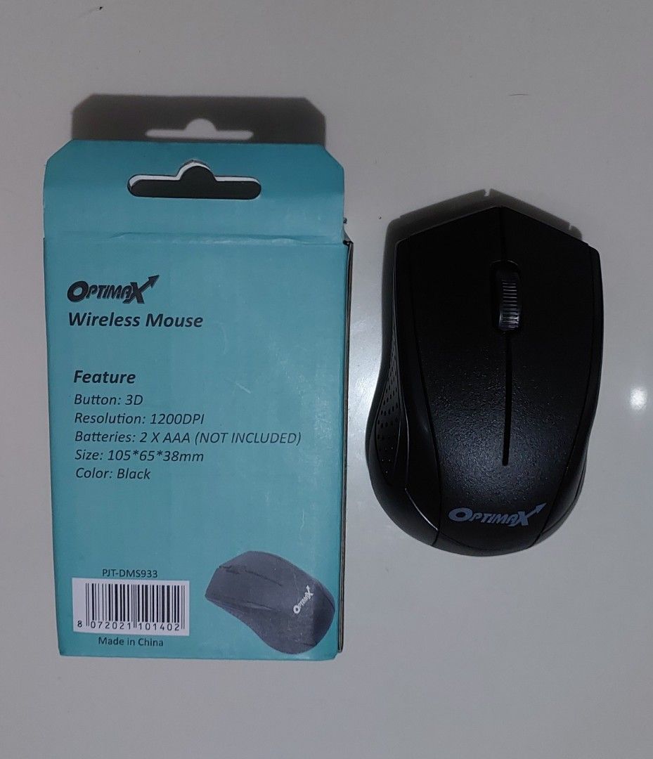Optimax Wireless Mouse PJT-DMS933, Computers & Tech, Parts & Accessories, Mouse & Mousepads on ...