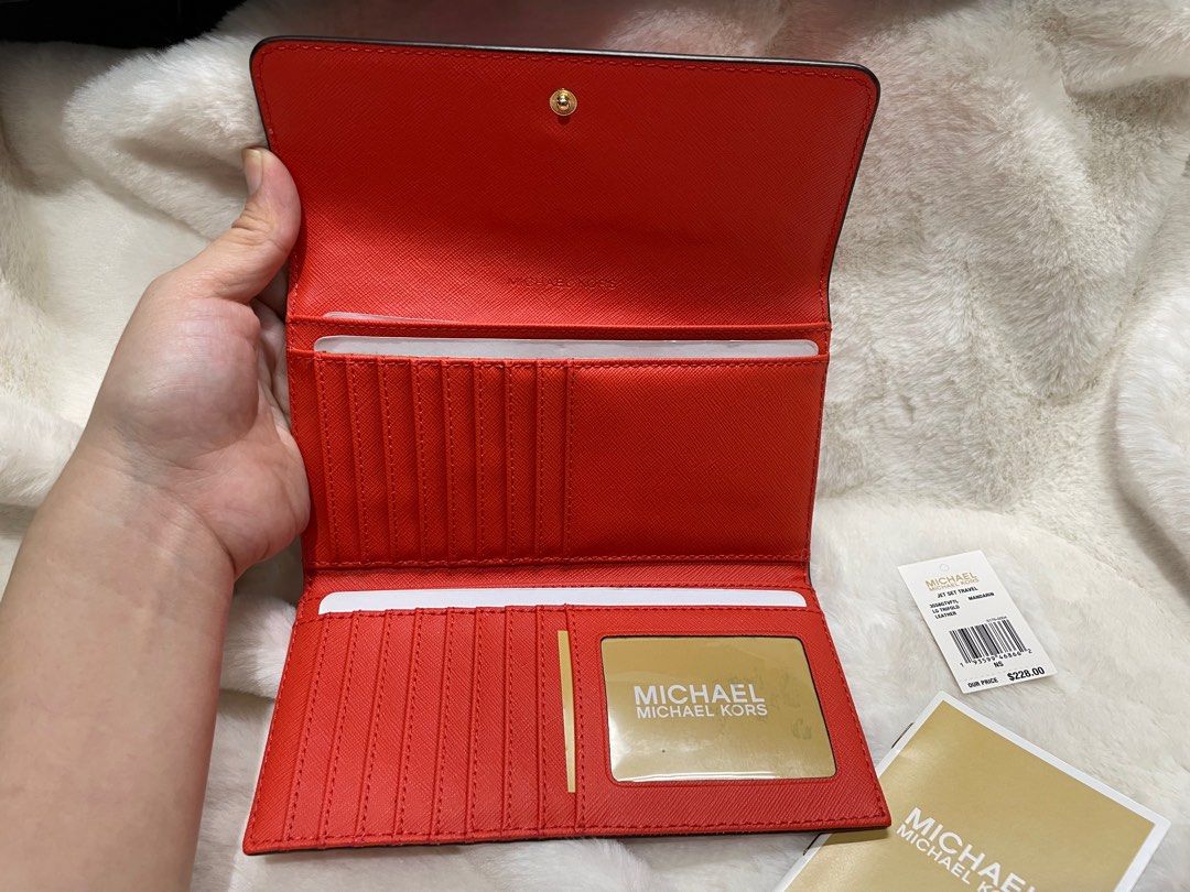Orig MK trifold long wallet, Women's Fashion, Bags & Wallets, Wallets ...