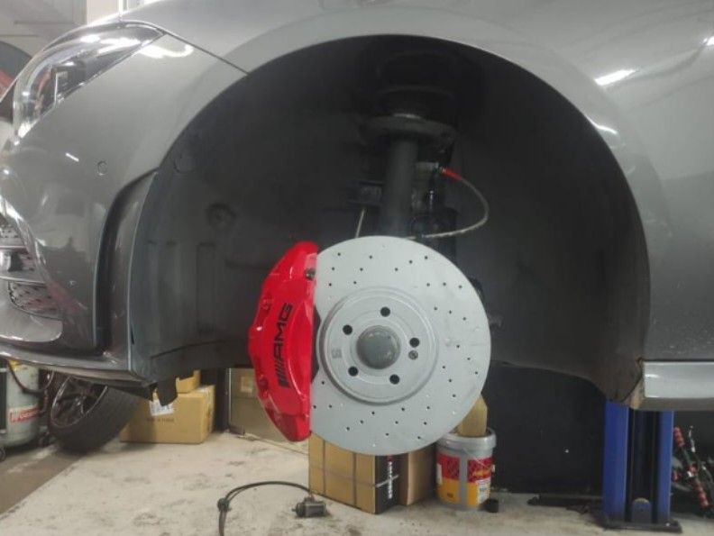 Genuine Original Authenthic Mercedes-Benz AMG Brake Kit With Rotor And ...