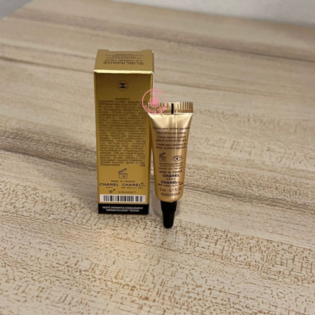 [Original] Chanel SUBLIMAGE La Creme Yeux Ultimate Regeneration Eye Cream 3ml, Beauty & Personal ...