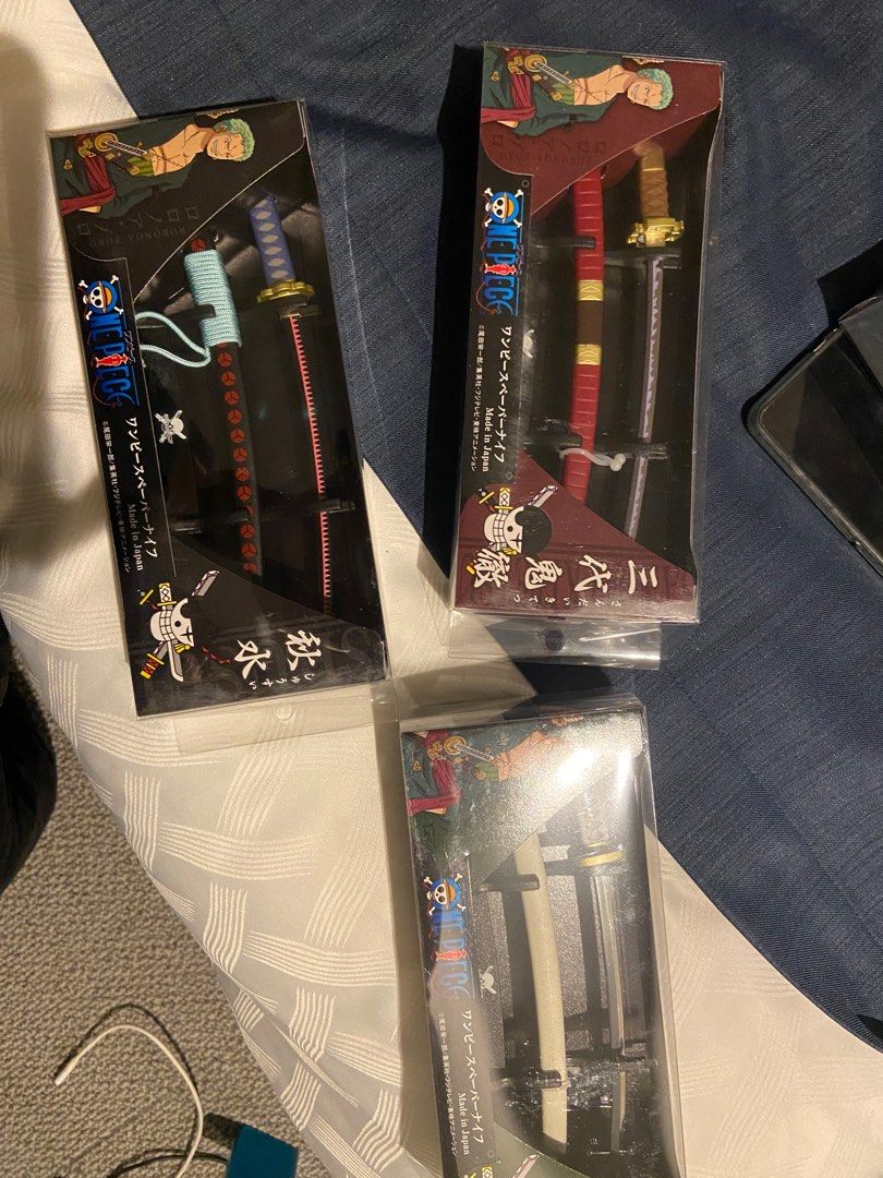 Original One Piece Paper knives, Hobbies & Toys, Toys & Games on Carousell
