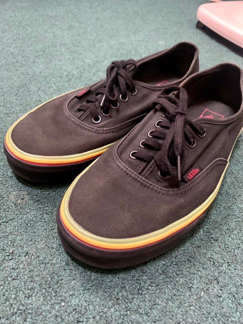 Original Vans Authentic Rasta 8.5 US, Men's Fashion, Footwear, Sneakers ...