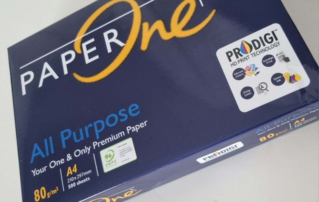 Paper One Photocopier Paper 80g (Each Ream), Hobbies & Toys, Stationery ...