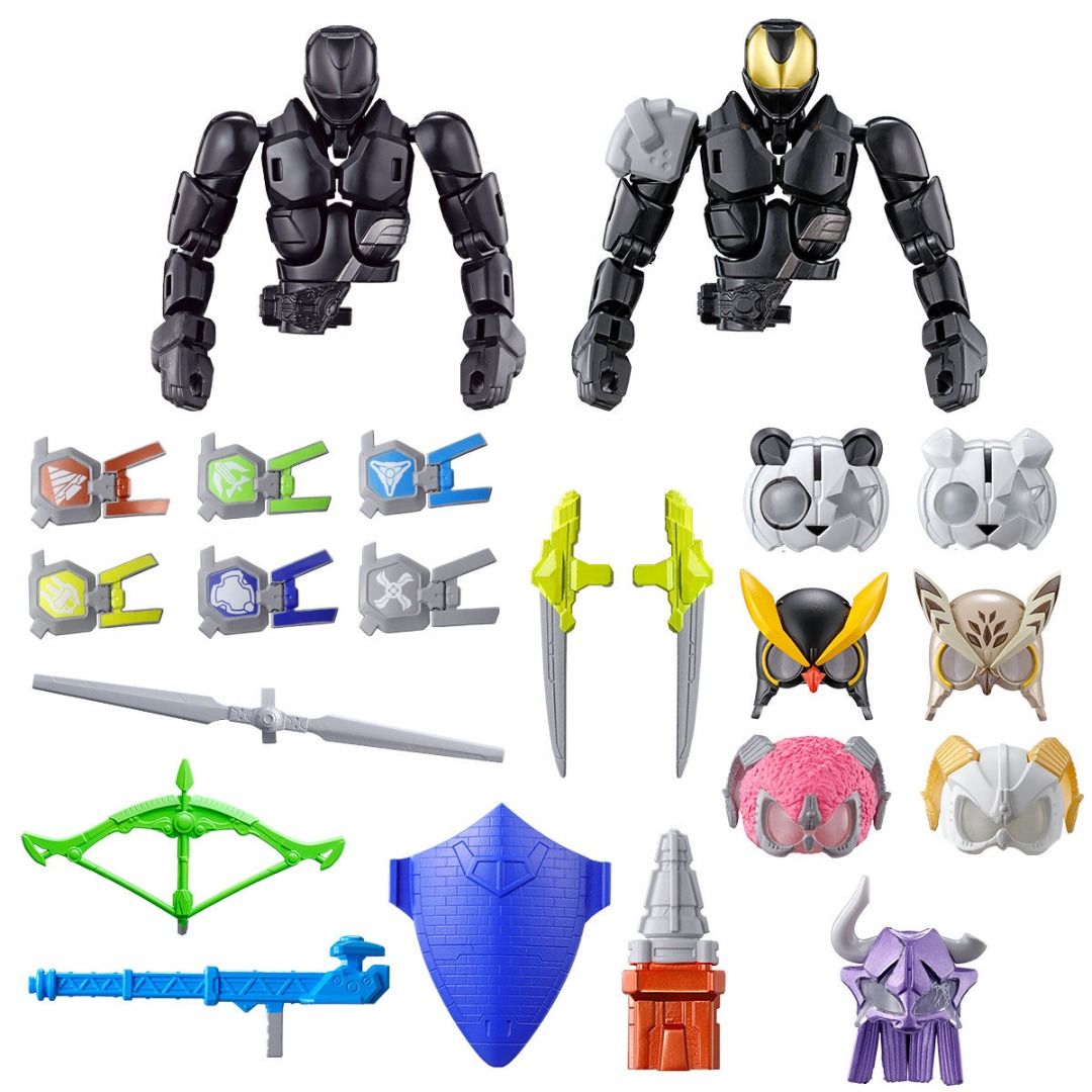 PBandai RCF Figure Entrybody & Riderhead & Armedparts 22 Set Kamen Rider Geats Premium Bandai ...