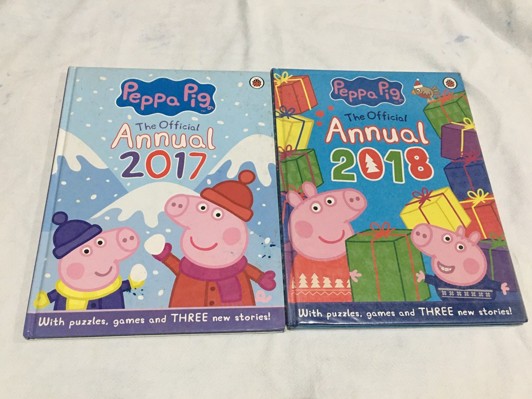 Peppa Pig - The Official Annual Books 2017-2018, Hobbies & Toys, Books ...