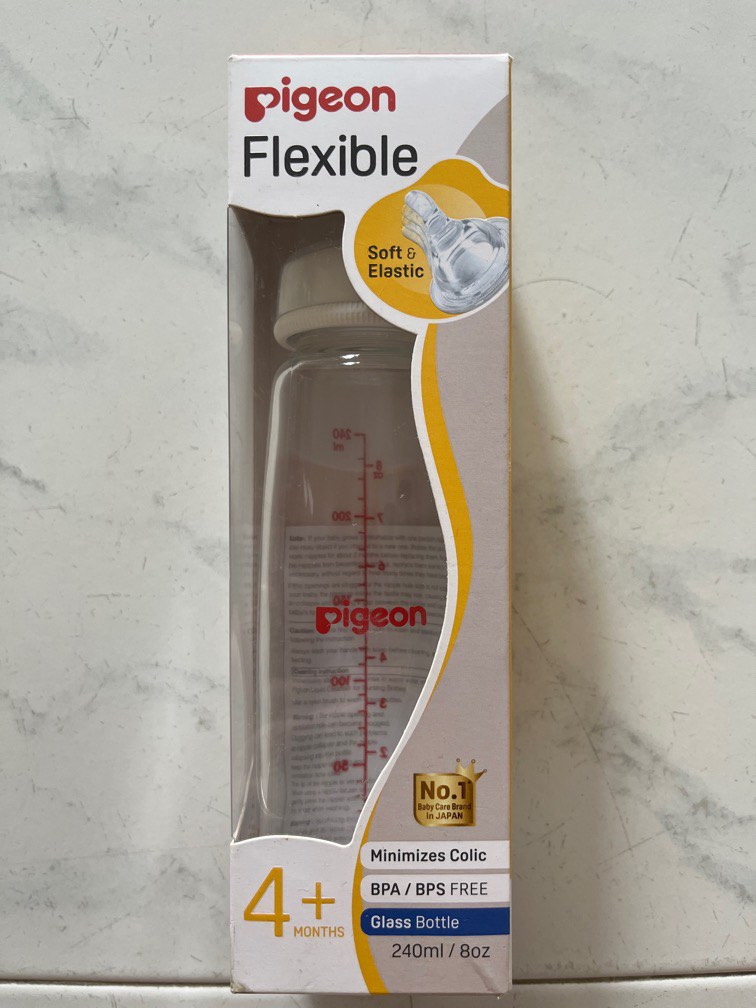 Pigeon 240ml Glass Bottle, Babies & Kids, Nursing & Feeding ...
