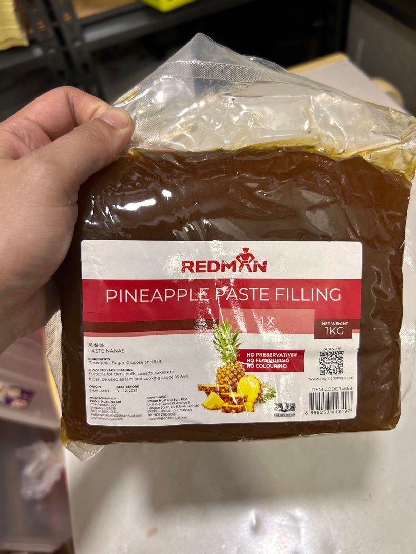 Pineapple Jam Redman Phoonhuat, Food & Drinks, Packaged & Instant Food ...