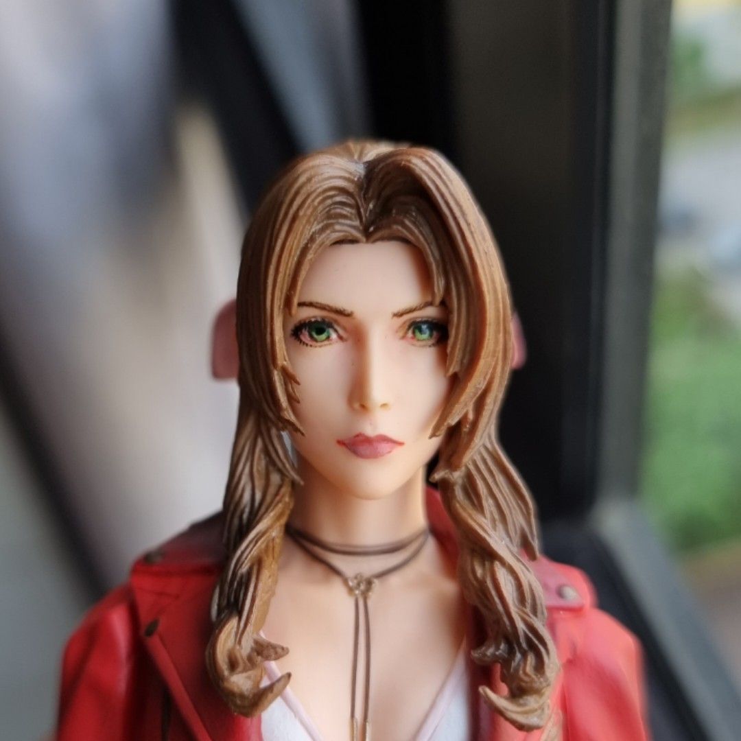 Play Arts Kai Final Fantasy VII Remake Aerith Gainsborough Angry Face ...