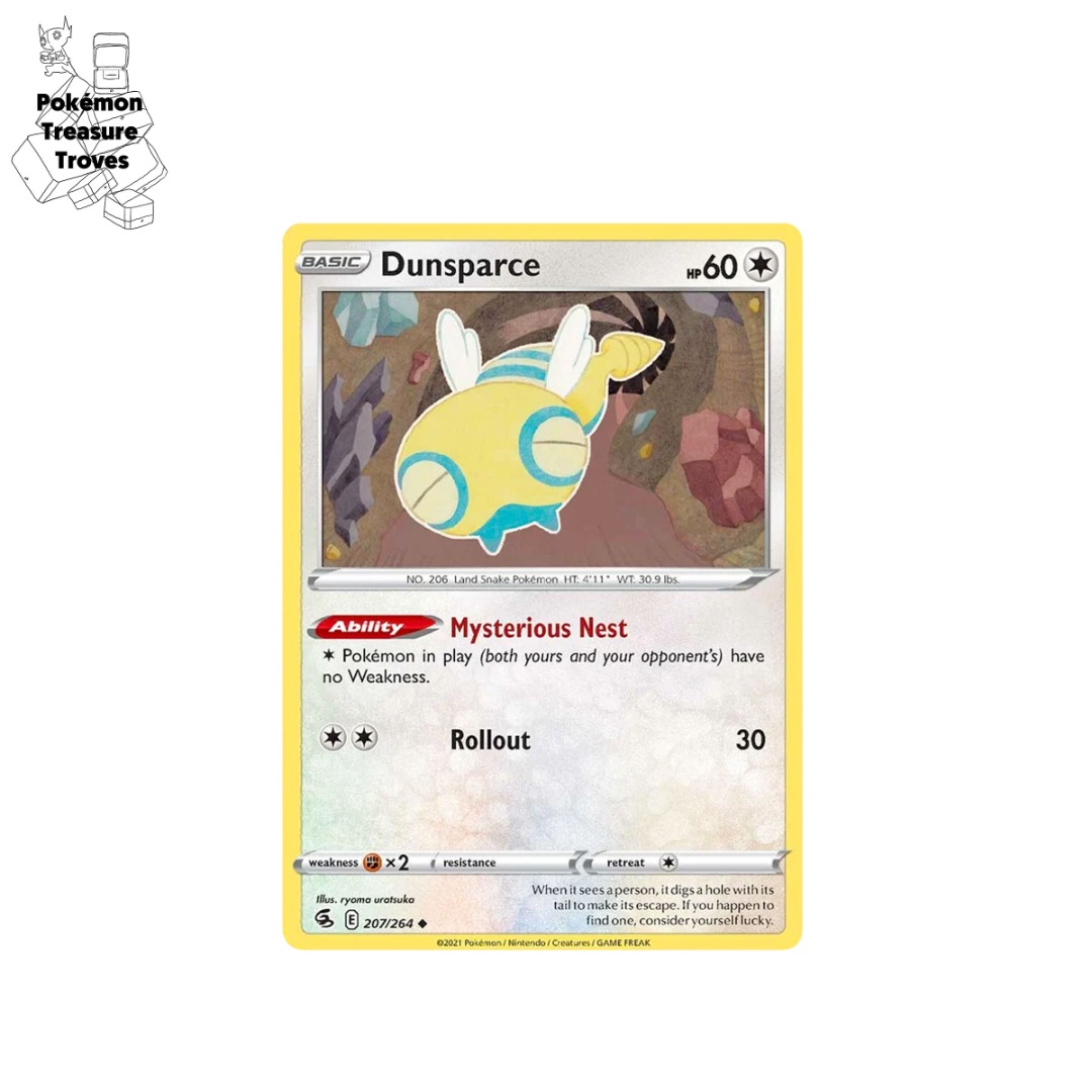 Pokemon Fusion Strike Dunsparce Card $0.80, Hobbies & Toys, Toys ...