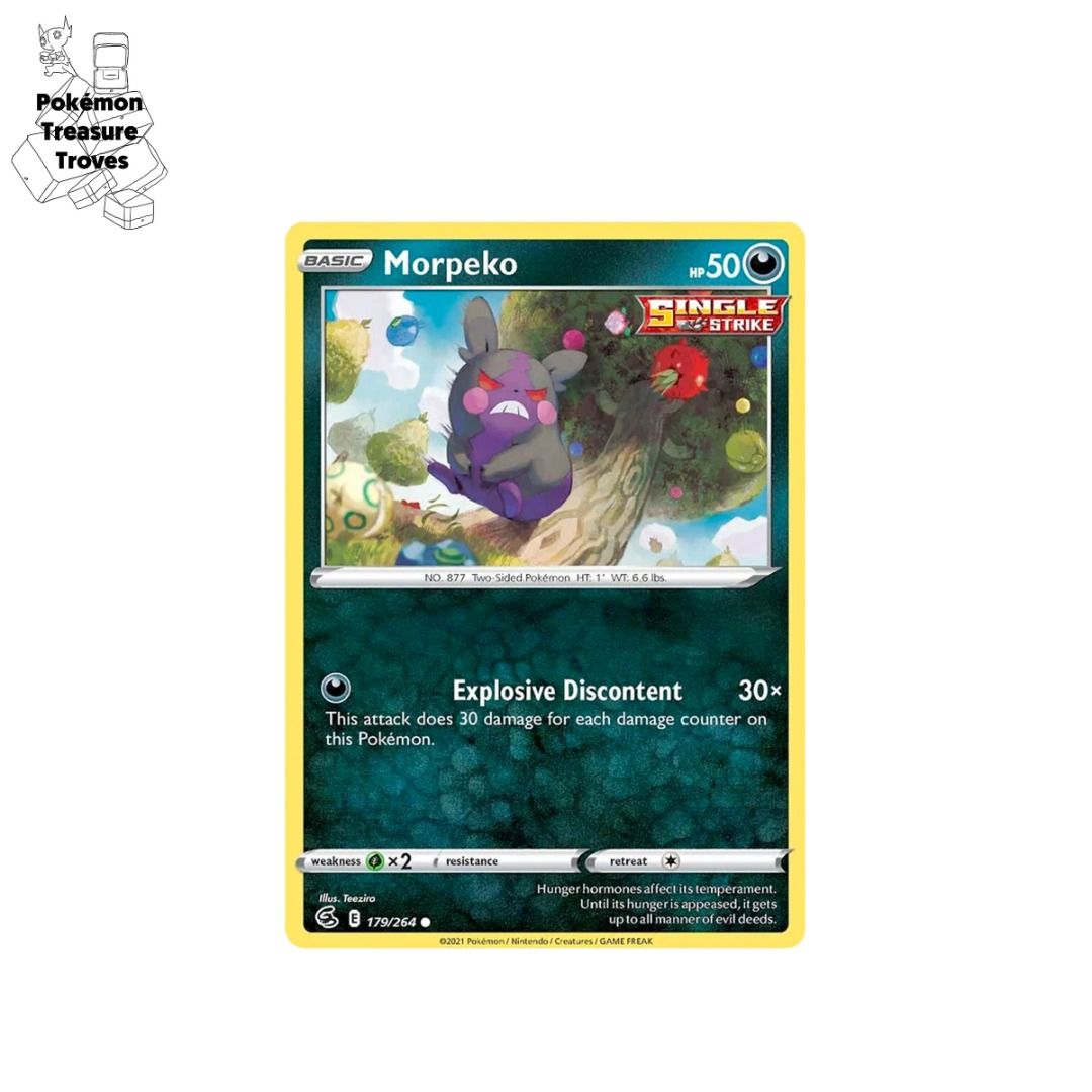 Pokemon Fusion Strike Morpeko Card, Hobbies & Toys, Toys & Games on ...