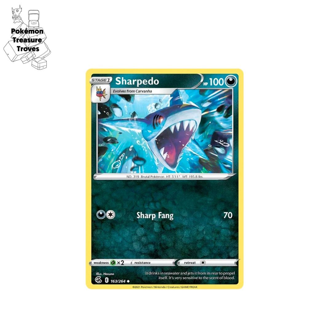 Pokemon Fusion Strike Sharpedo Card, Hobbies & Toys, Toys & Games on ...