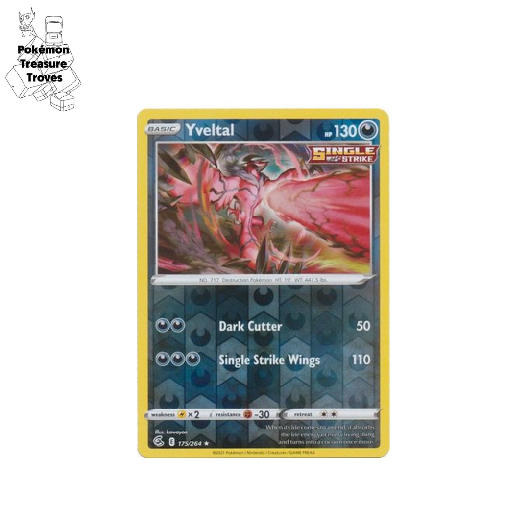 Pokemon Fusion Strike Yveltal Reverse Holo Card, Hobbies & Toys, Toys ...