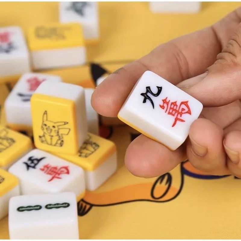 Pokemon Pikachu Mahjong Set Mini size, Hobbies & Toys, Toys & Games on ...