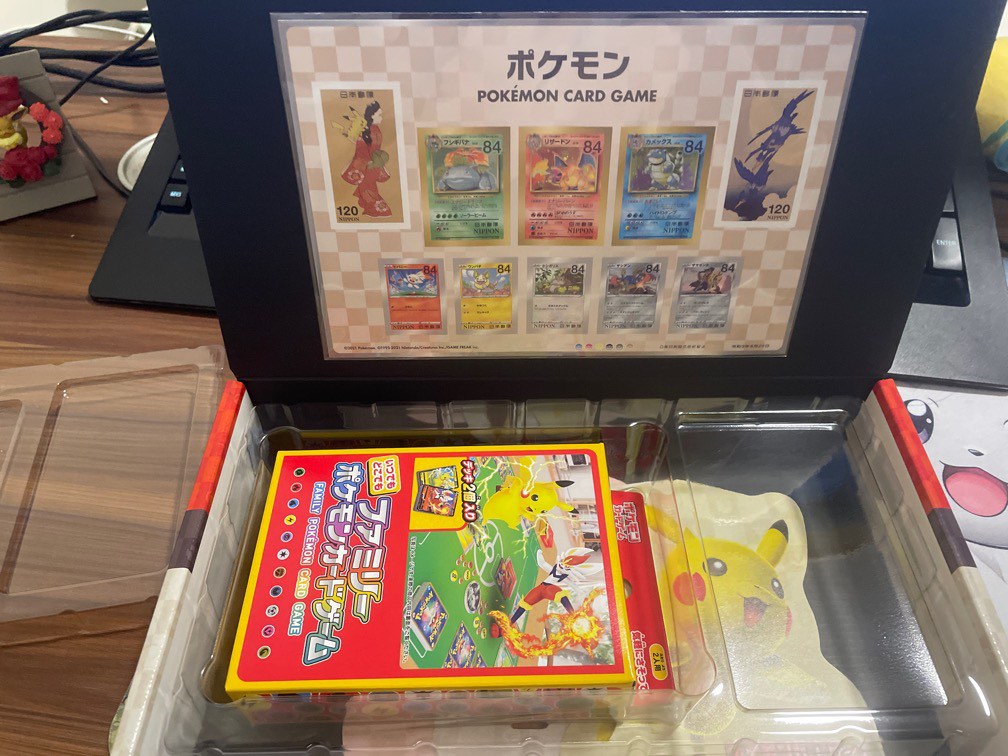 Pokemon post Stamp Box with stamps no promo, Hobbies & Toys, Toys ...