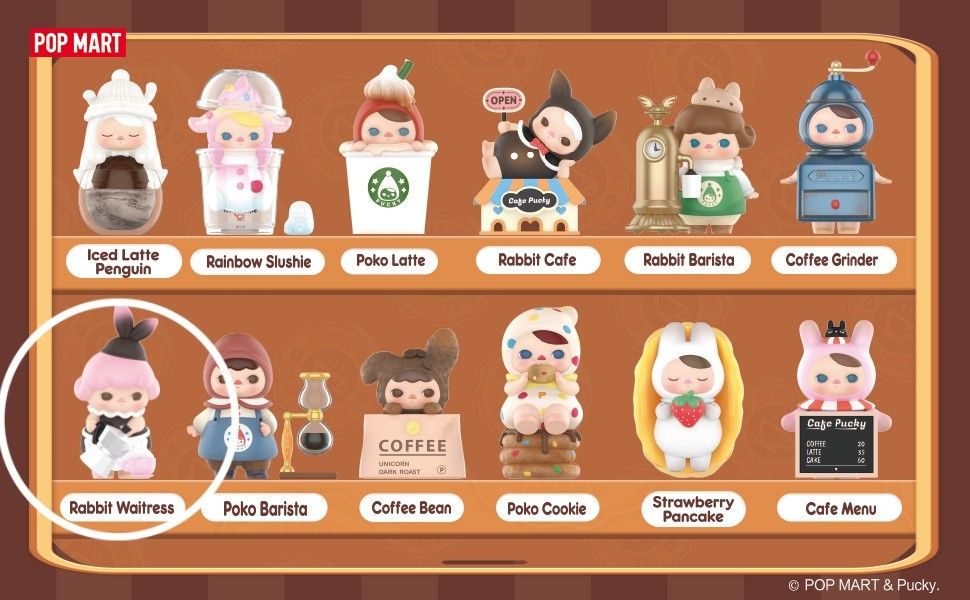 [POP MART] Pucky Rabbit Cafe Series, Hobbies & Toys, Toys & Games on ...
