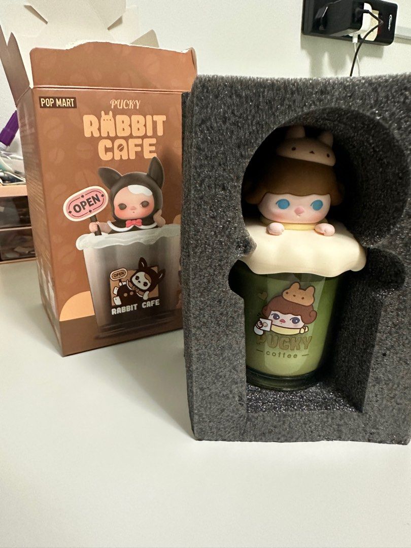 popmart rabbit cafe candle, Hobbies & Toys, Toys & Games on Carousell