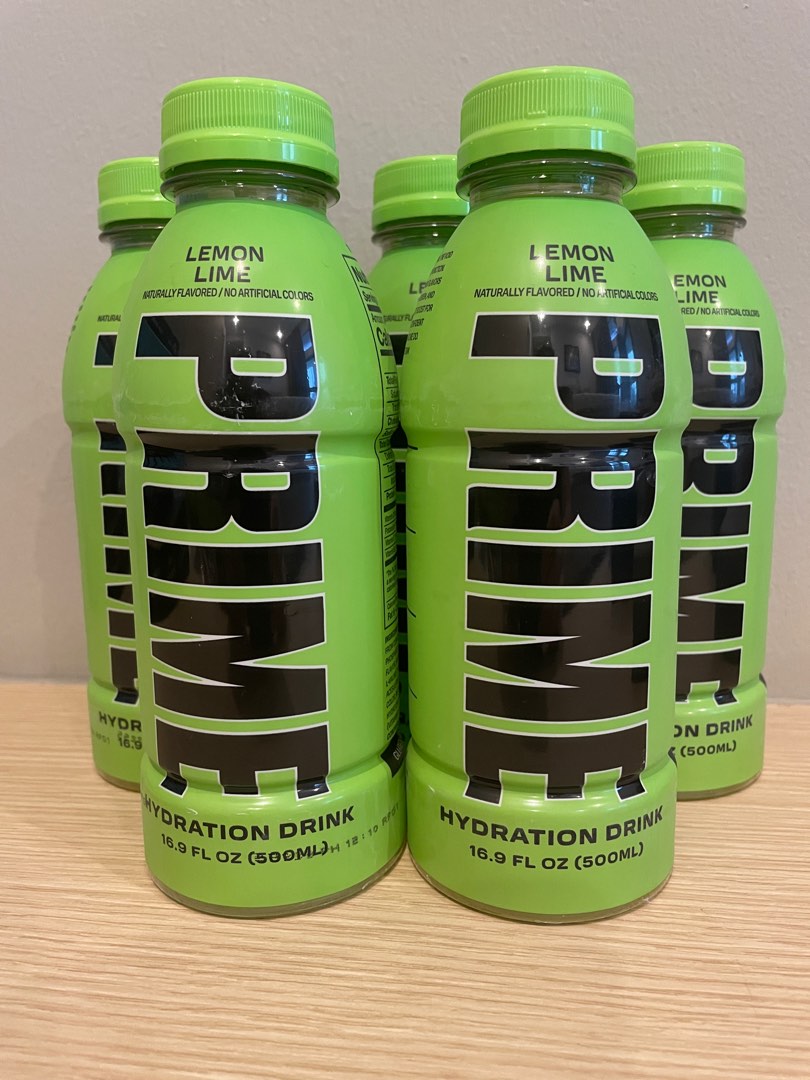 Prime Hydration Lemon Lime (last 4 bottles!), Food & Drinks, Beverages ...