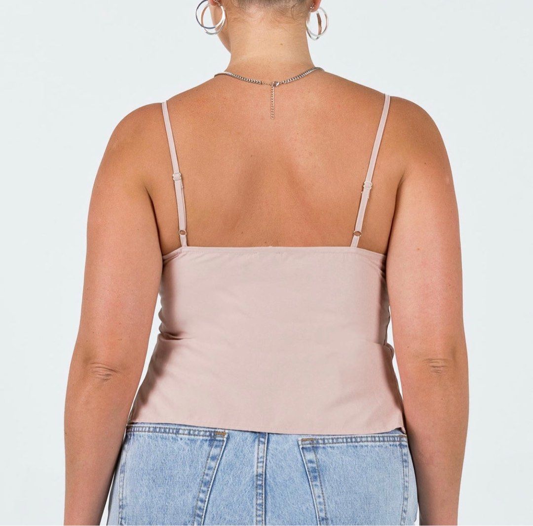 princess polly saplo cami pink, Women's Fashion, Tops, Sleeveless on ...