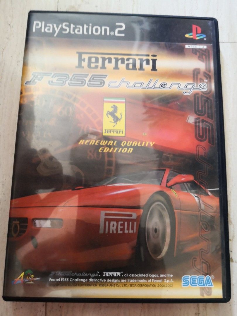 PS2 Ferrari F355 Challenge, Video Gaming, Video Games, PlayStation on Carousell
