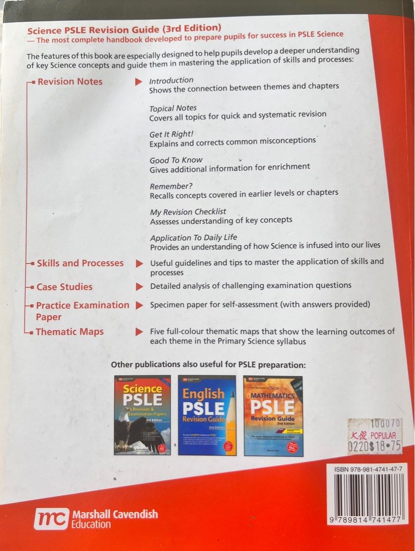 PSLE Science Revision Guide, Hobbies & Toys, Books & Magazines ...
