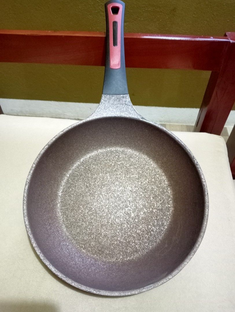 Queen Art Korean Inoble Coated Frying Pan / Wok, Furniture & Home ...