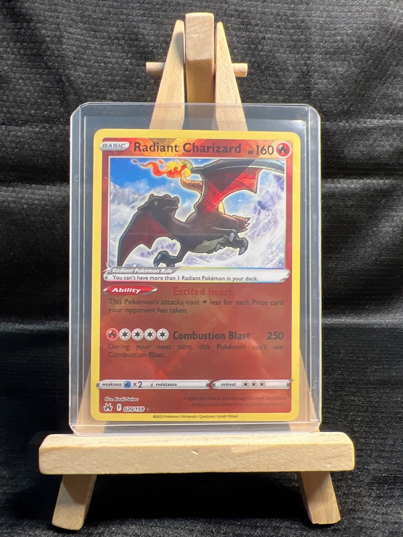 Radiant Charizard Pokemon Crown Zenith 020/159, Hobbies & Toys, Toys ...