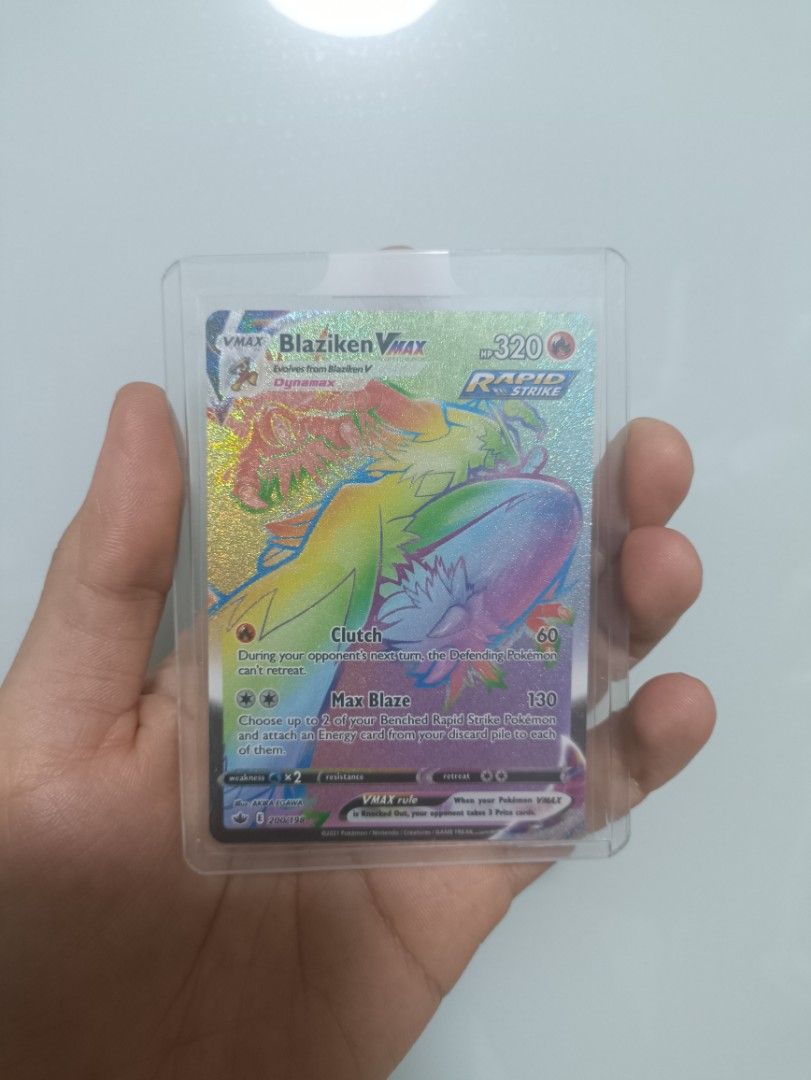 Rainbow Blaziken Vmax; Rainbow Heatran Vmax; Rainbow Hisuian Zoroark ...