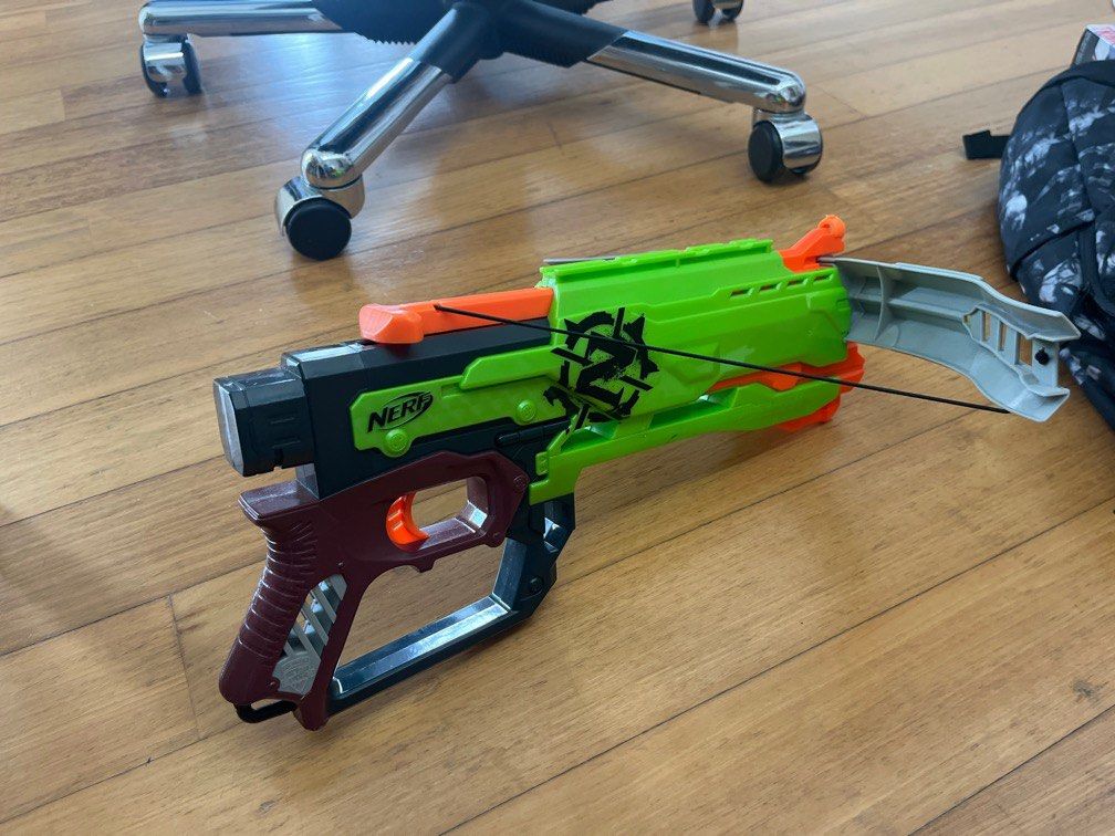 Rare nerf zombie strike crossbow, Hobbies & Toys, Toys & Games on Carousell