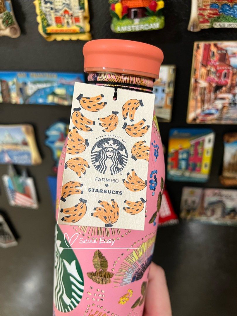 [READY STOCK] Starbucks x FARM Rio Collection 2022 - Pink Toucan ...
