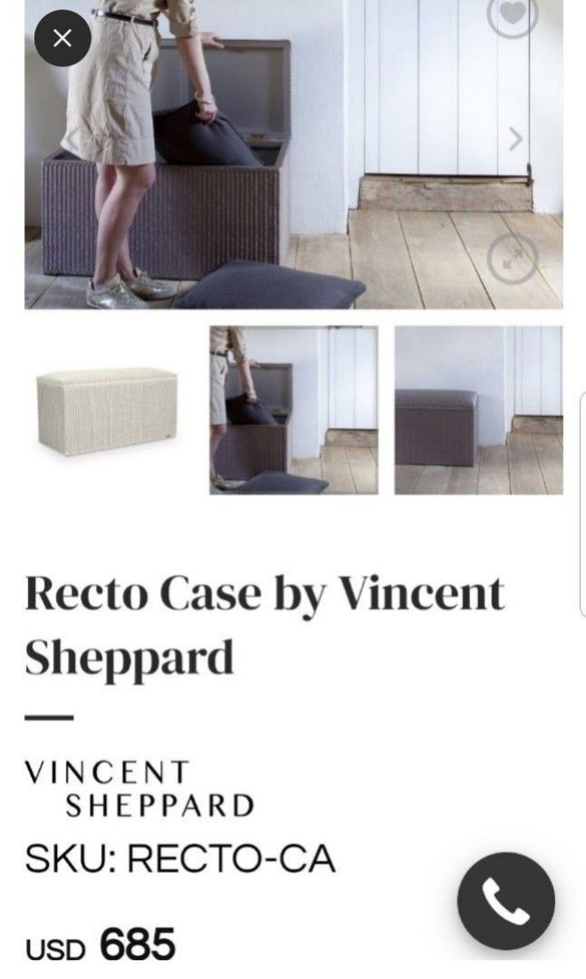 Recto Case by Vincent Sheppard, Furniture & Home Living, Furniture, Other Home Furniture on ...