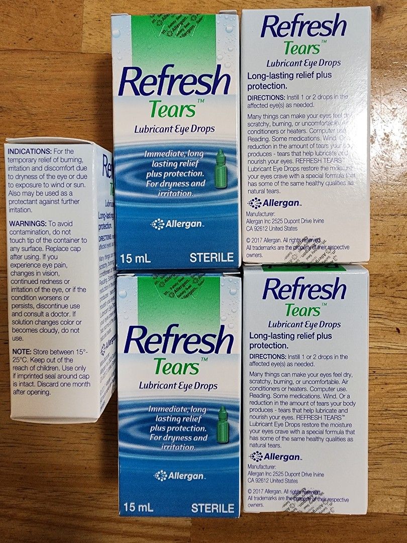 Refresh eye drop 15ml, Beauty & Personal Care, Vision Care on Carousell