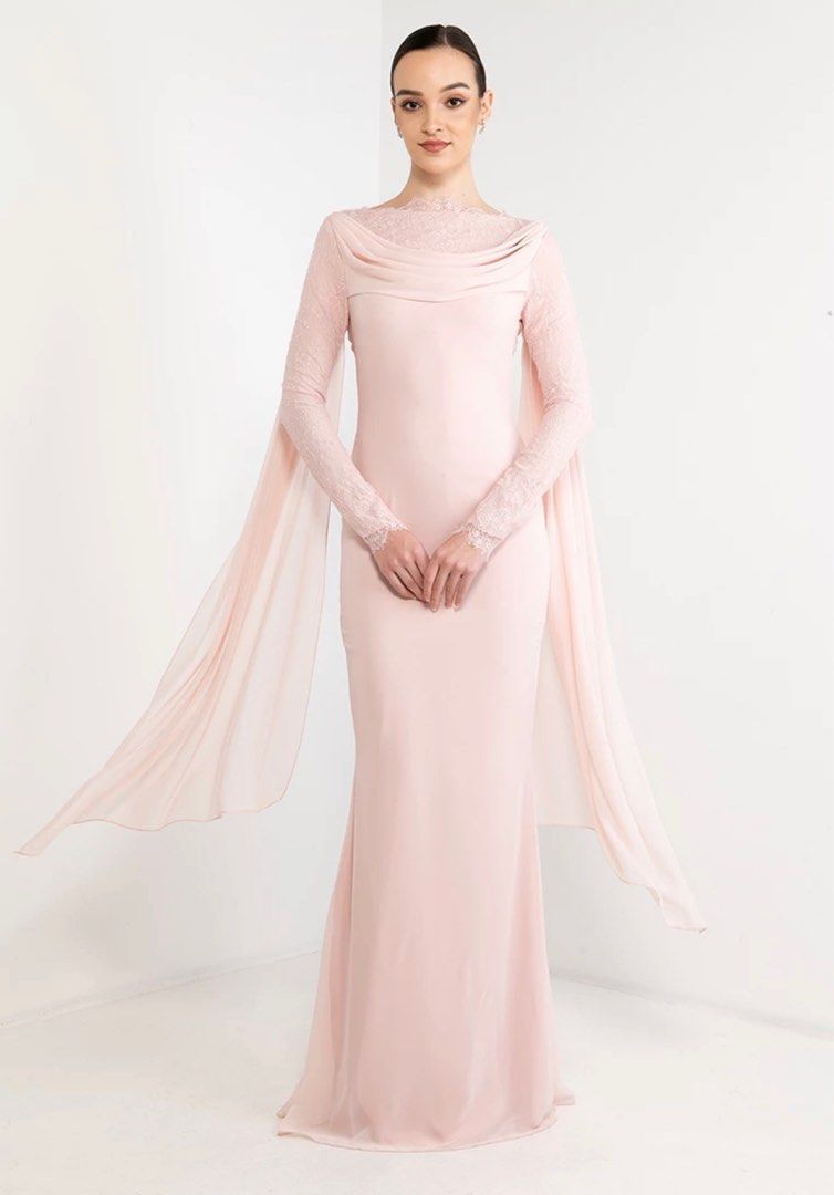 [RENT] Lyra in Soft Pink by Nurita Harith, Women's Fashion, Dresses ...