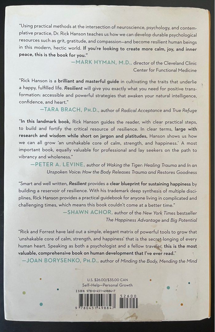 Resilient: How to Grow an Unshakable Core of Calm, Strength, and ...