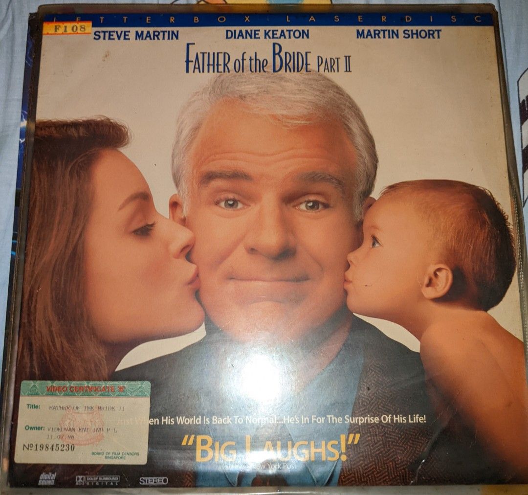 Retro/Vintage Laser Disc (Father of the Bride Part 2 movie), Hobbies ...