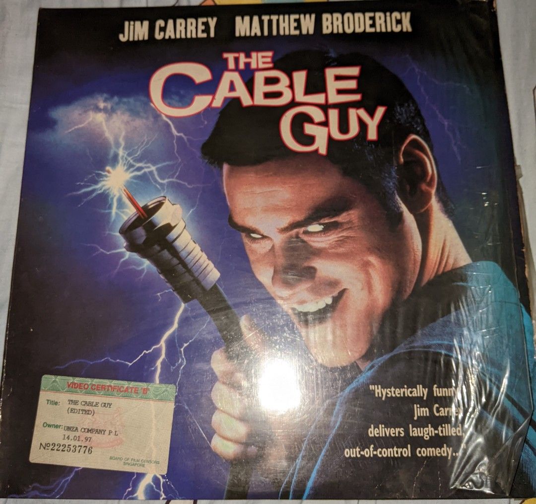 Retro/Vintage Laser Disc (The Cable Guy movie), Hobbies & Toys, Music & Media, CDs & DVDs on ...